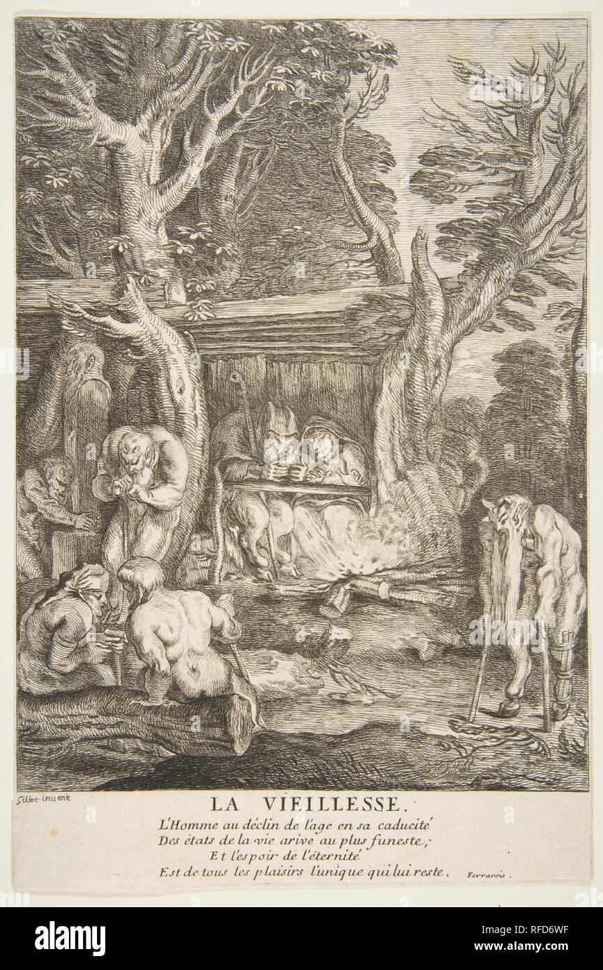 Old Age. Artist: Claude Gillot (French, Langres 1673-1722 Paris ...