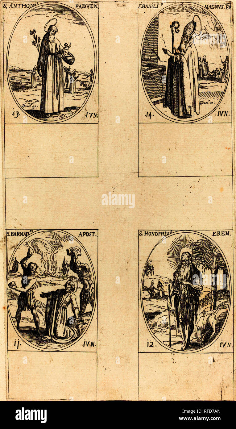 St. Barnabas, Apostle; St. Honofrius; St. Anthony of Padua; St. Basil ...