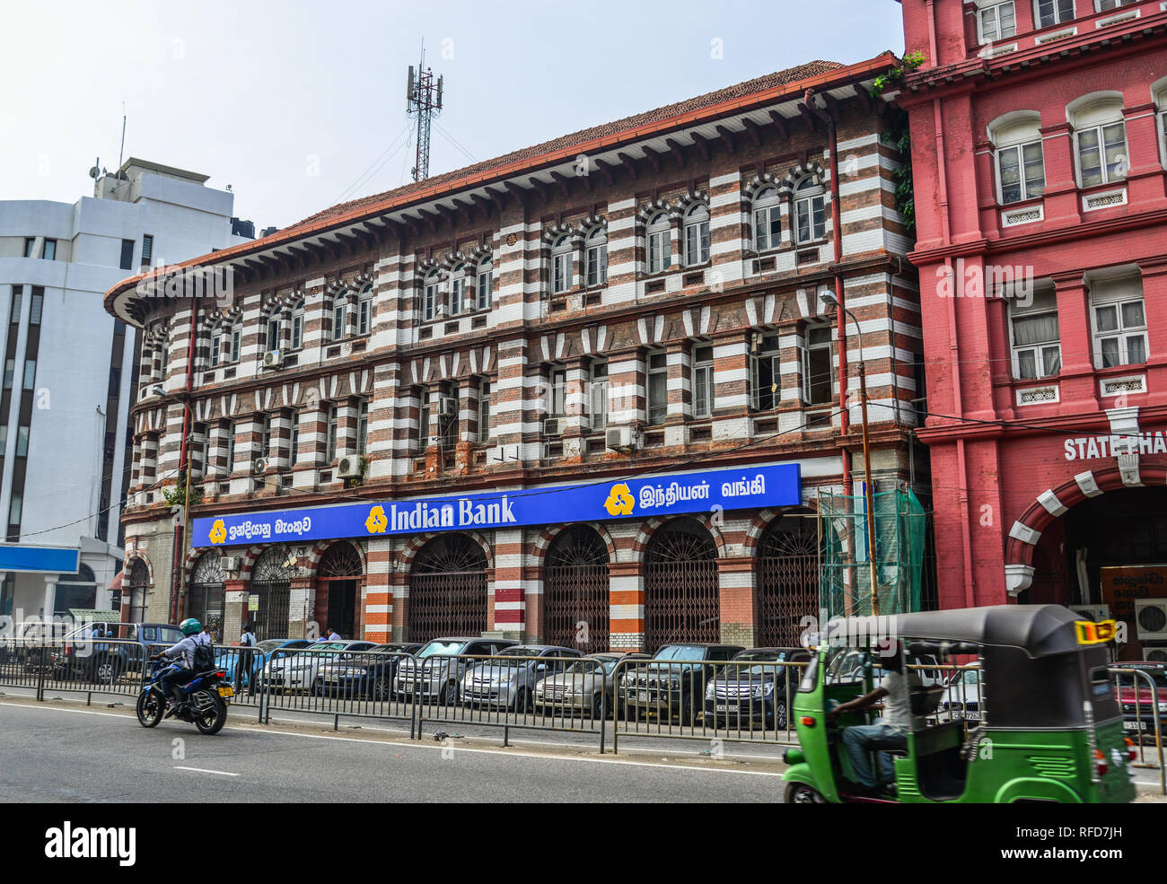 Colombo, Sri Lanka - Dec 12, 2018. Old building in Colombo, Sri Lanka ...