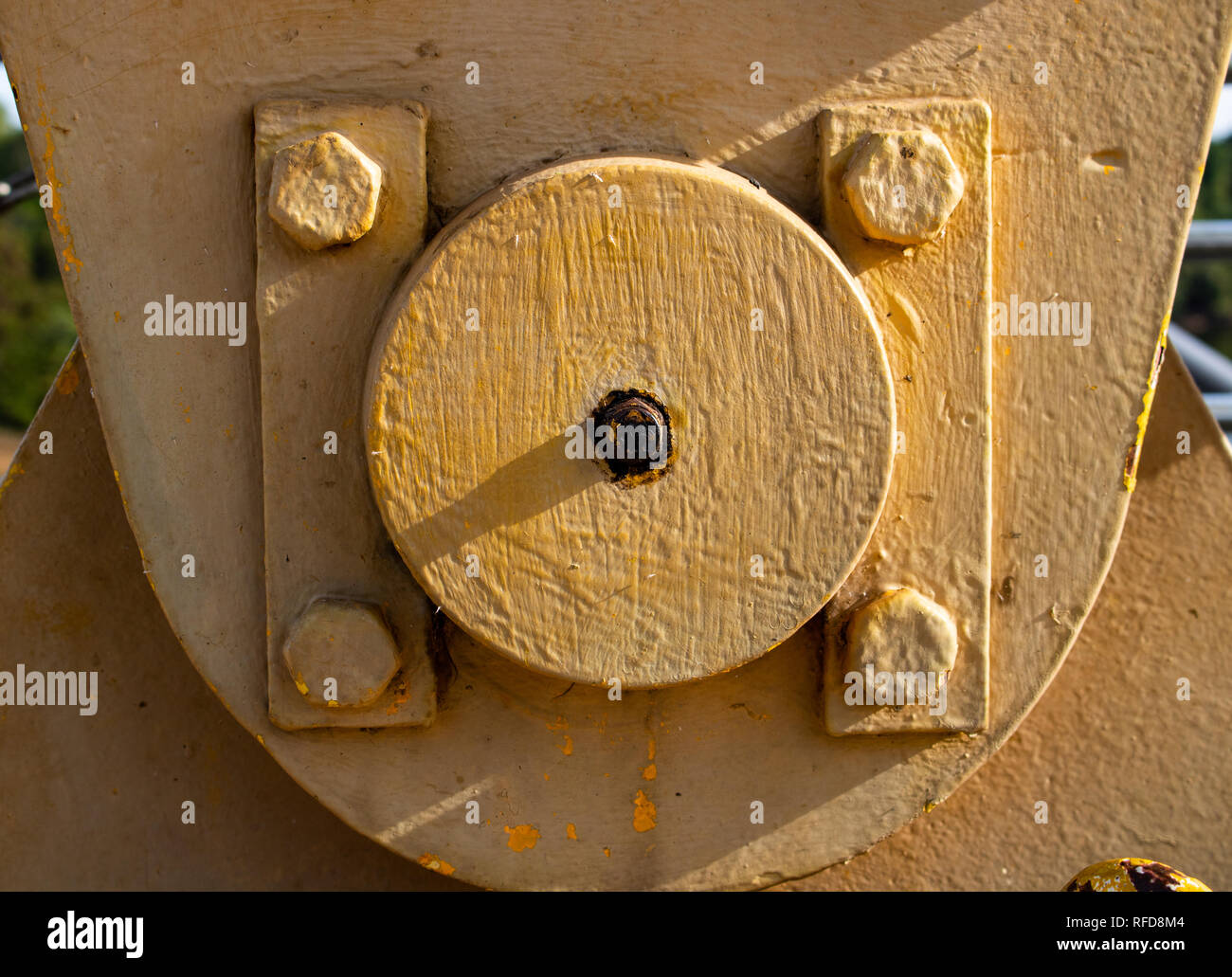 Large steel nut Stock Photo - Alamy