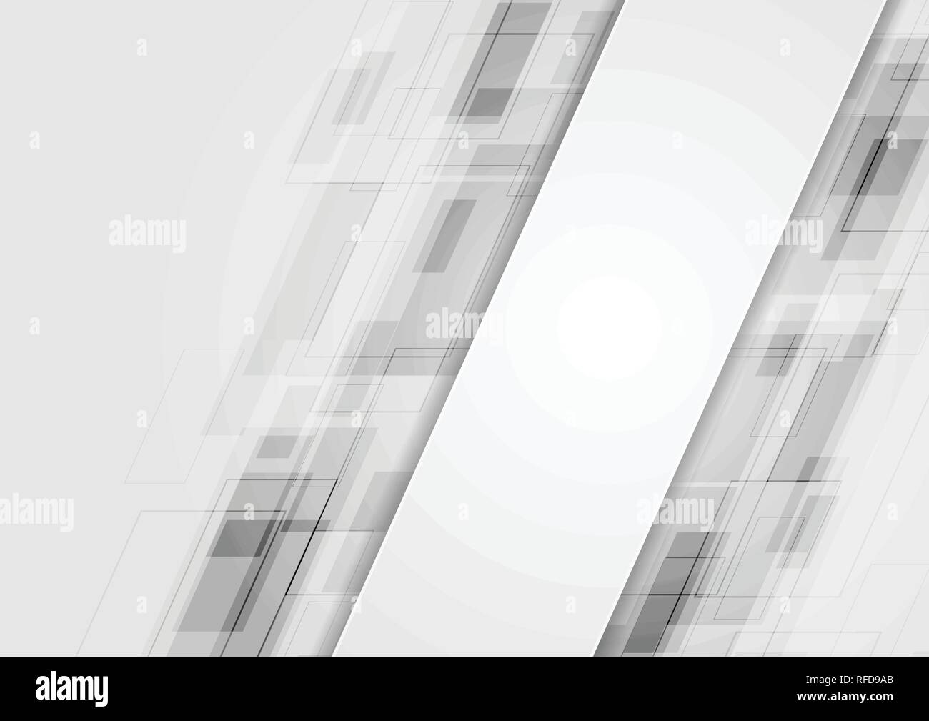 Grey abstract technology vector background Stock Vector Image & Art - Alamy