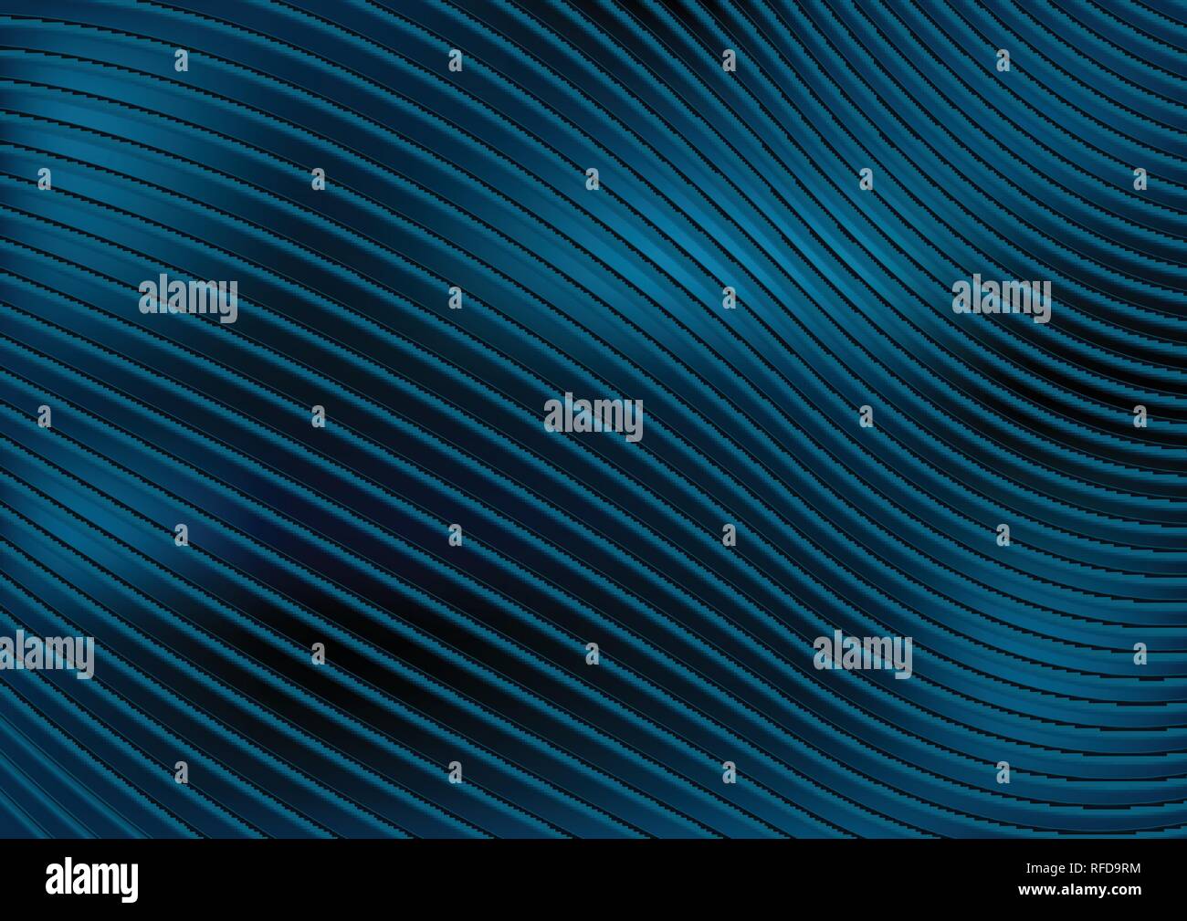 Deep blue abstract wavy lines vector art background Stock Vector Image ...