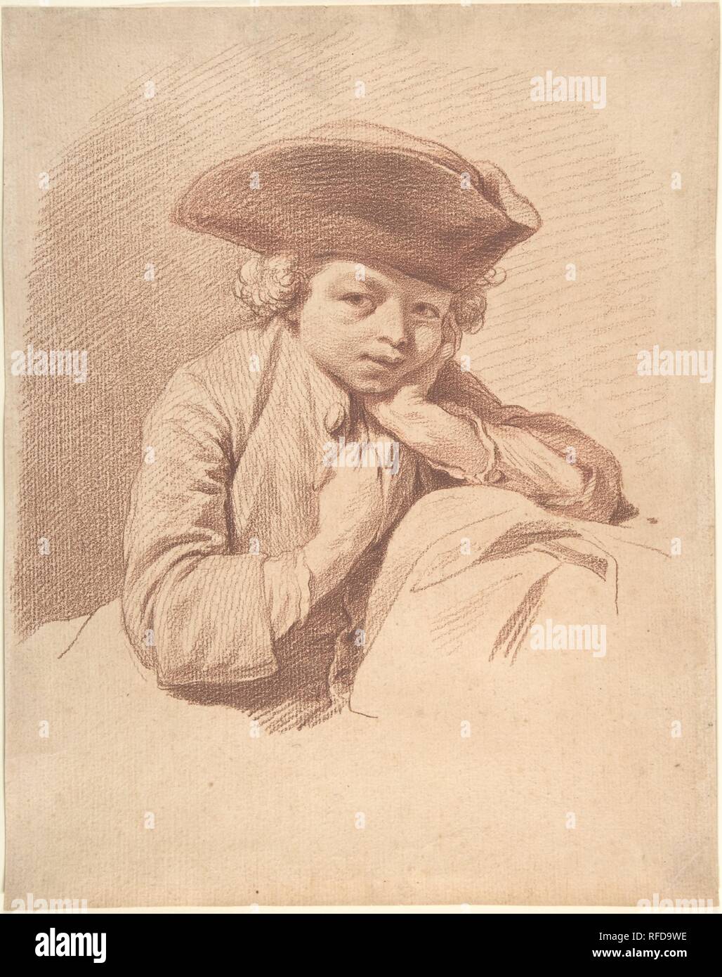 Portrait of a Boy. Artist: Georg Friedrich Schmidt (German, Schonerlinde 1712-1775 Berlin ...