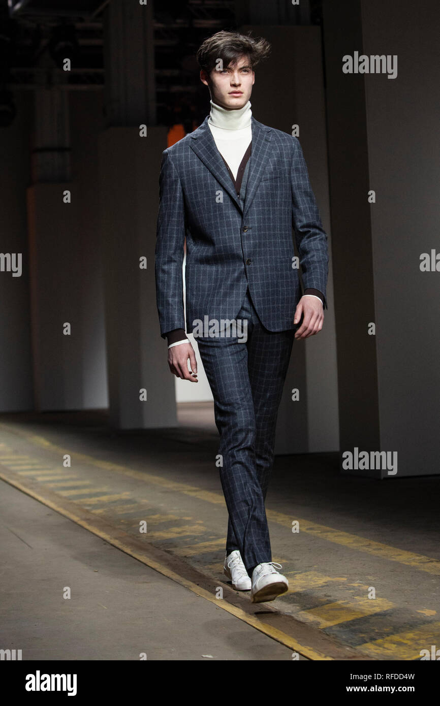 Rome, Italy. 24th Jan, 2019. Italian Factory Malo presenting his new ...