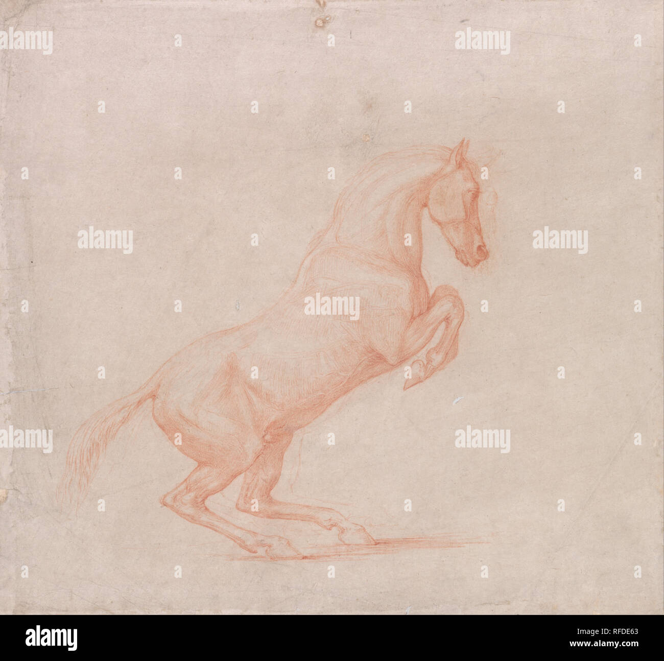 Red horse drawing hi-res stock photography and images - Alamy