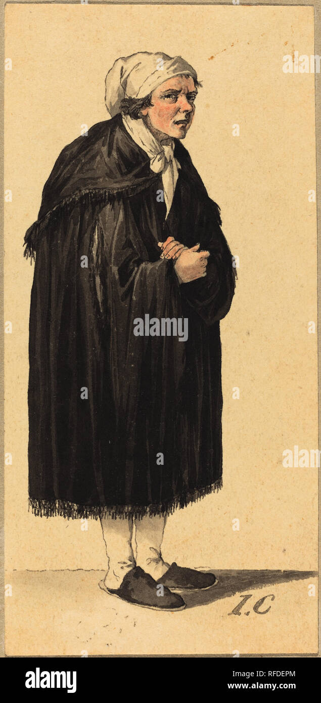 A London Character. Dimensions: sheet: 12.3 x 5.9 cm (4 13/16 x 2 5/16 ...