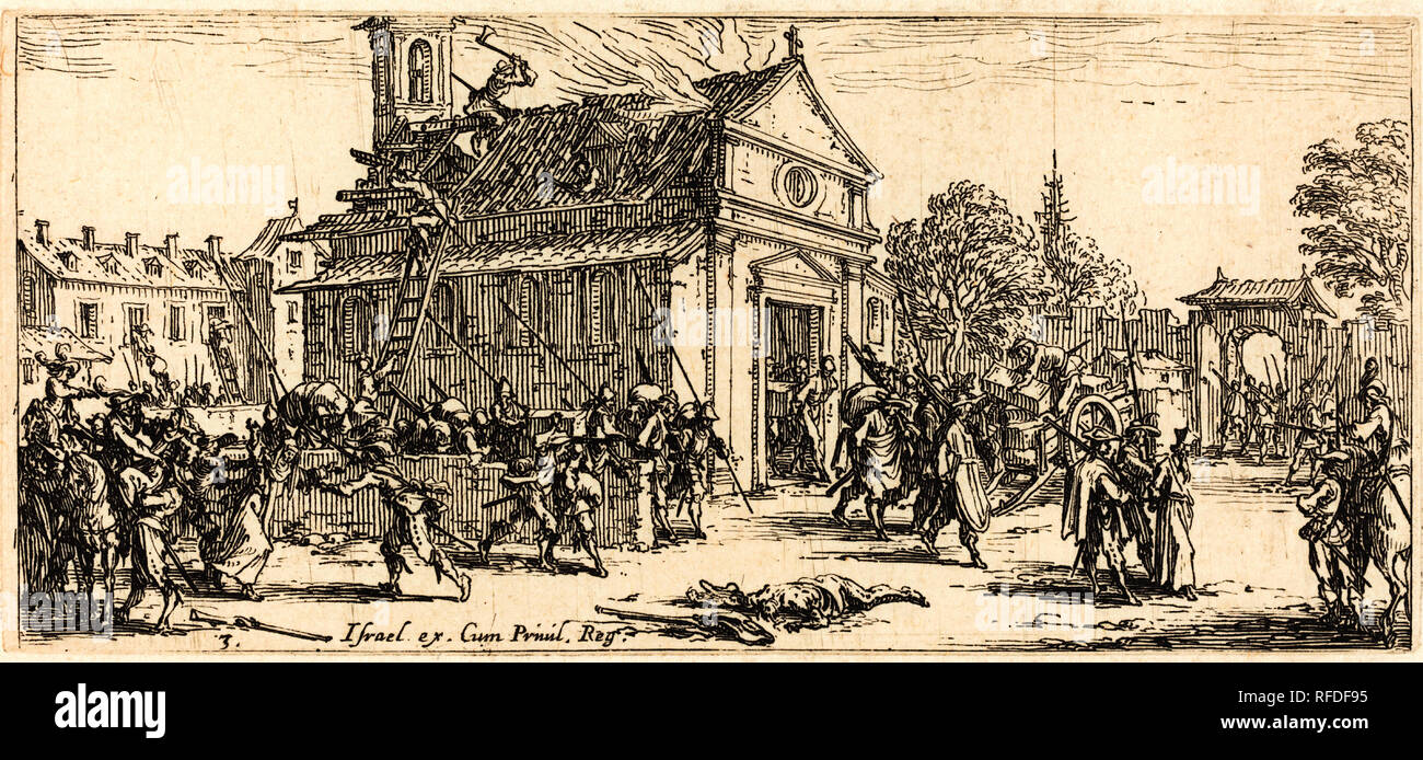 Pillaging a Monastery. Dated: c. 1633. Medium: etching. Museum ...