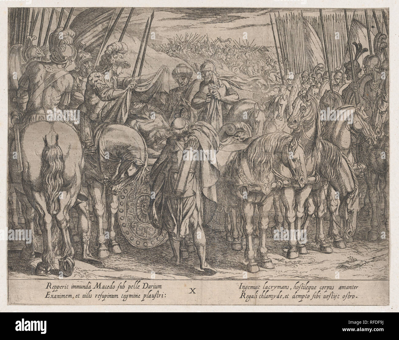 Plate 10: Alexander Finding the Body of Darius, from The Deeds of ...