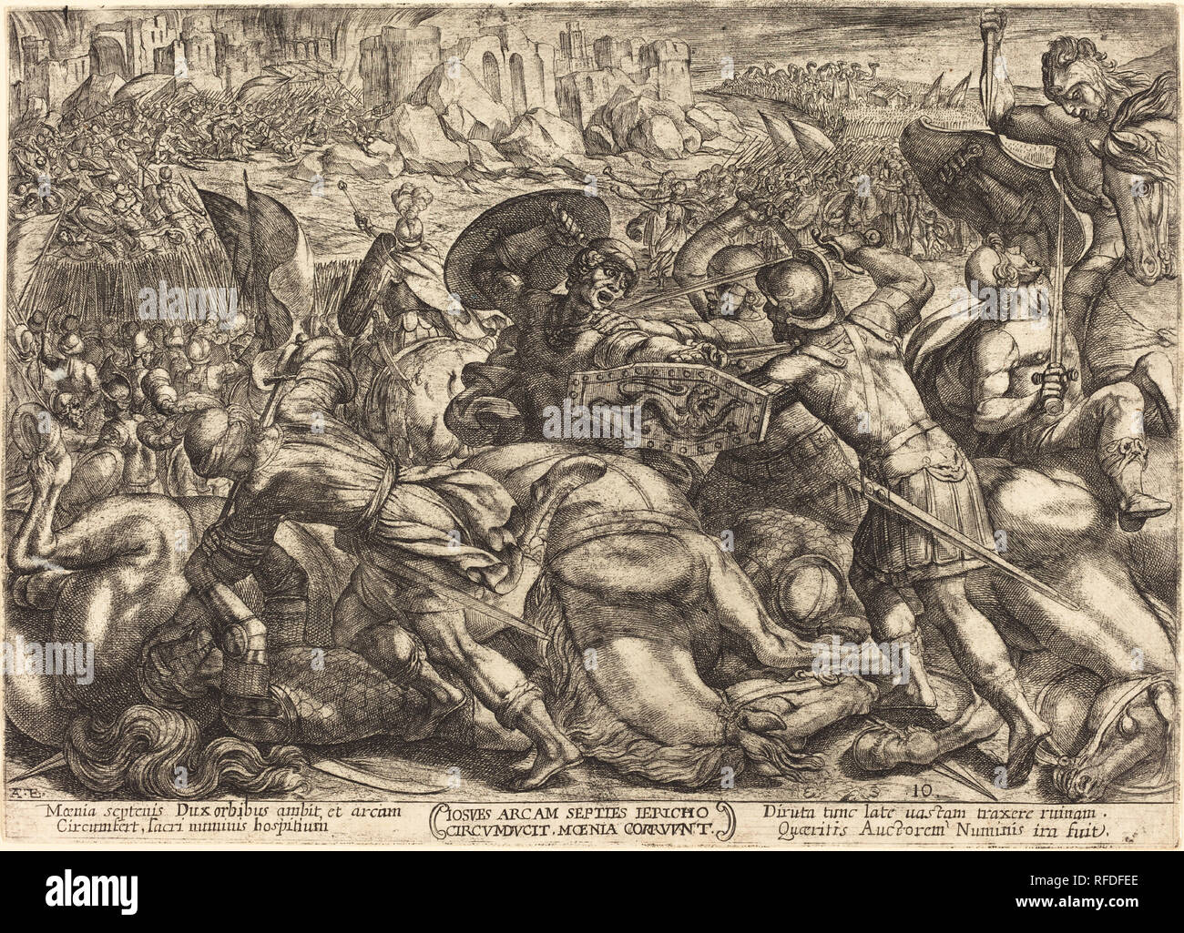 The Taking of the City of Jericho. Dated: 1613. Medium: etching. Museum ...