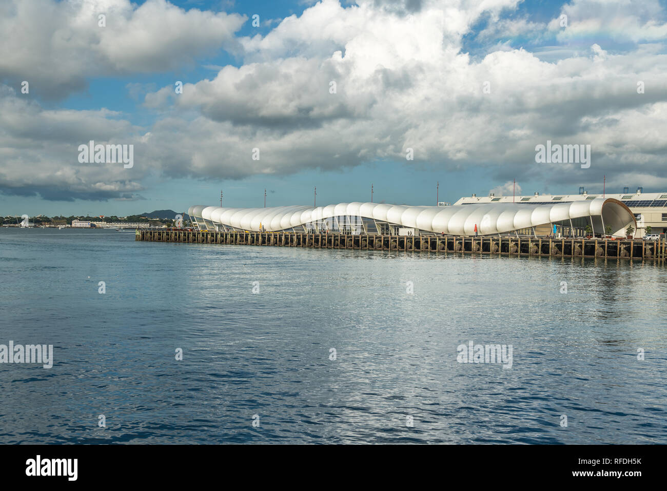 Queens Wharf and The Cloud - a unique, modern structure that has ...