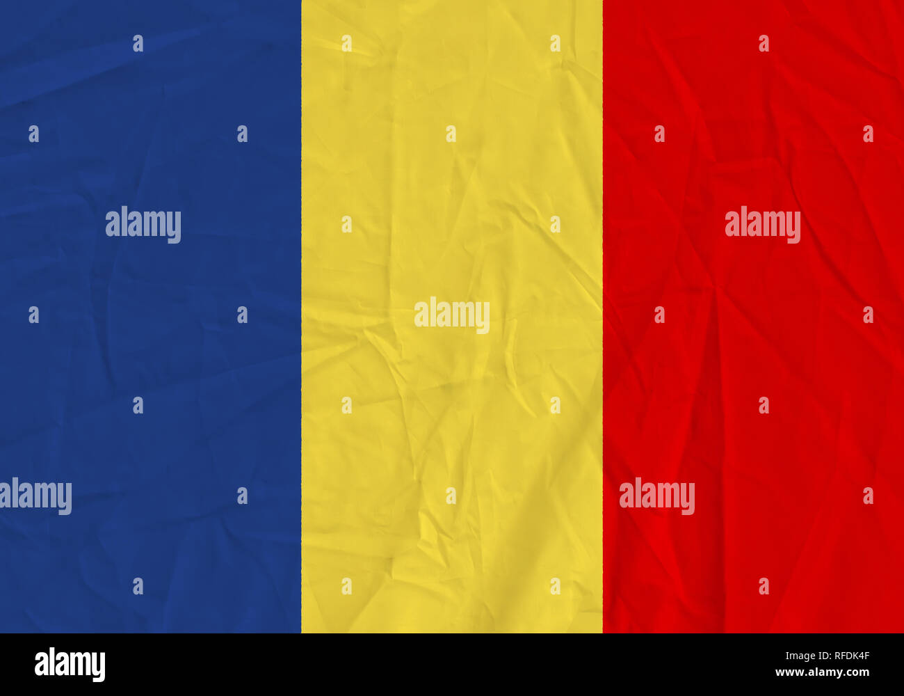Chad grunge flag. Patriotic background. National flag of Chad Stock ...
