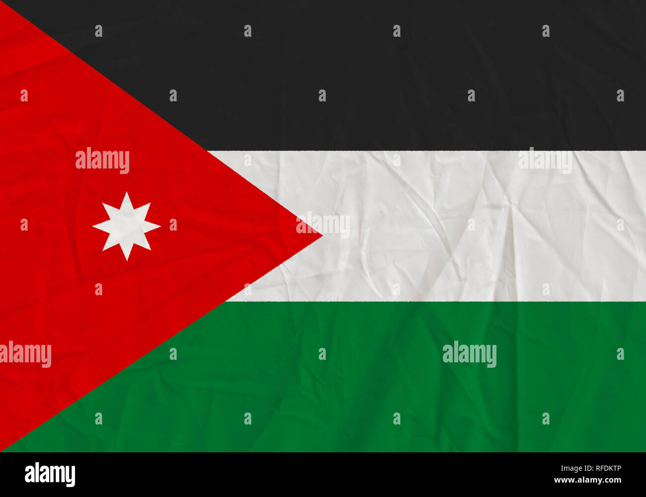 Jordan grunge flag. Patriotic background. National flag of Jordan Stock ...