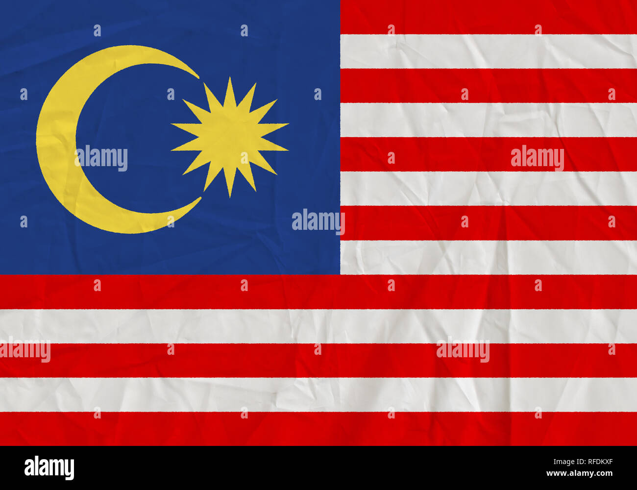 Malaysia grunge flag. Patriotic background. National flag of Malaysia Stock Photo - Alamy