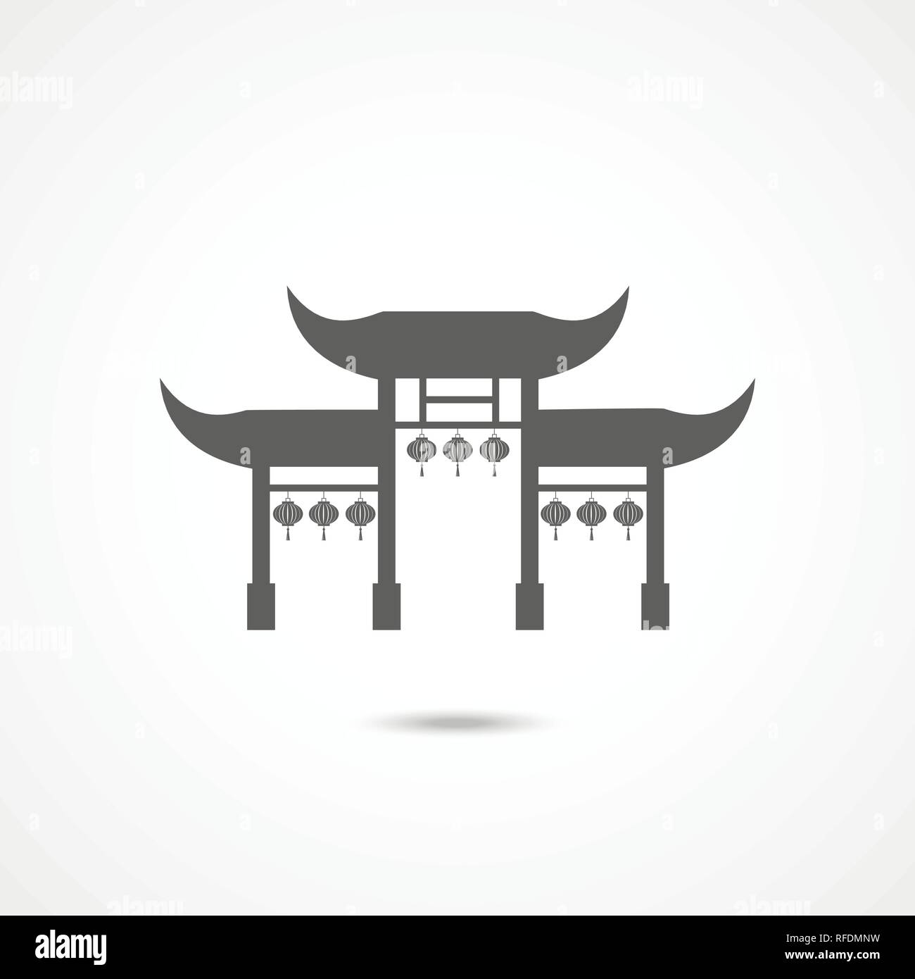 House chinese Stock Vector Images - Alamy