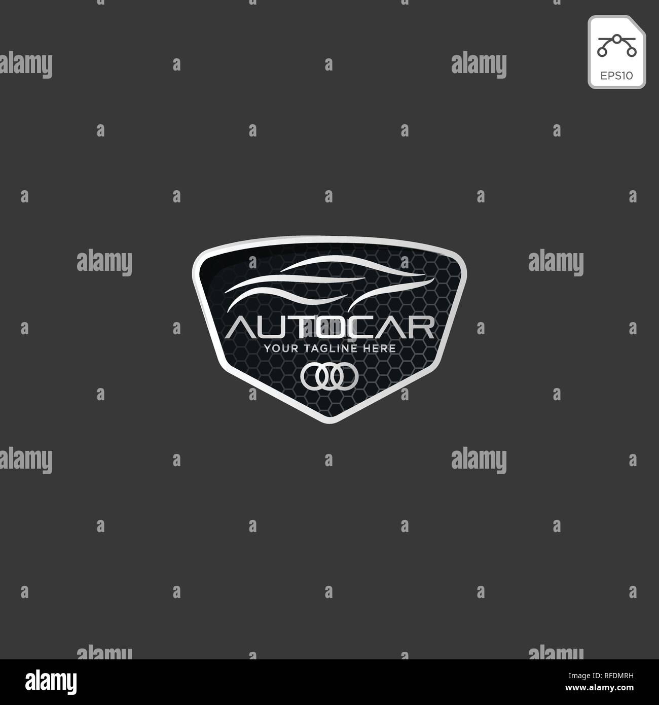 Car automotive logo in simple line graphic design template vector ...