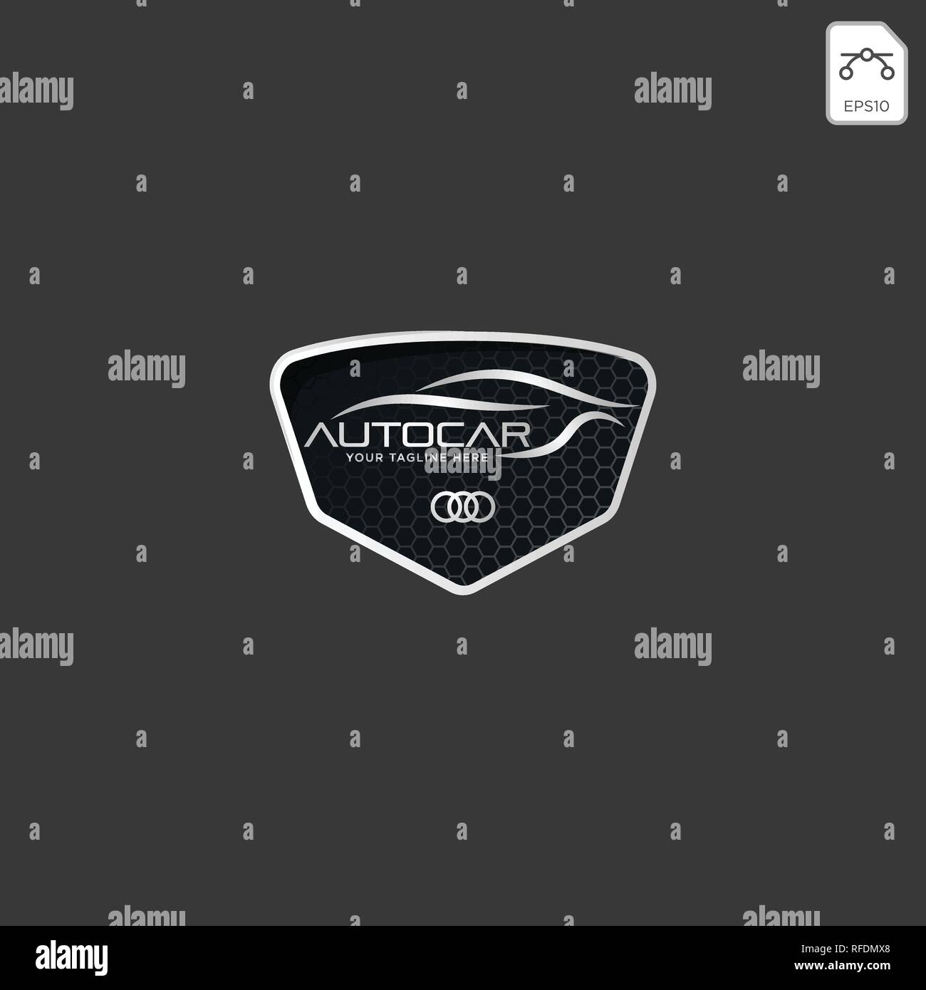 Car automotive logo in simple line graphic design template vector ...