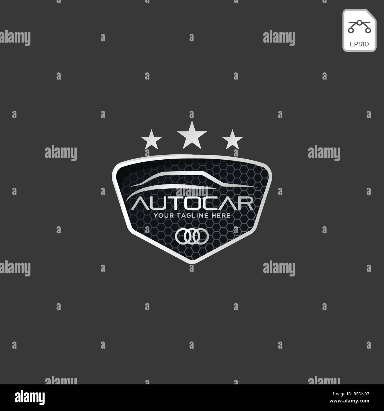 Car automotive logo in simple line graphic design template vector ...