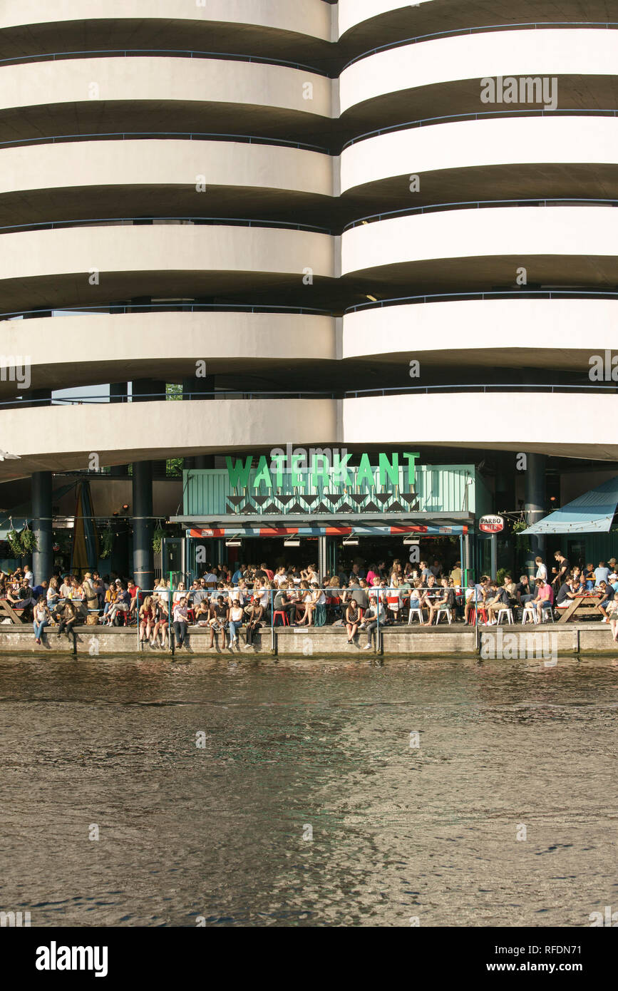 Waterkant restaurant, Amsterdam, The Netherlands Stock Photo - Alamy