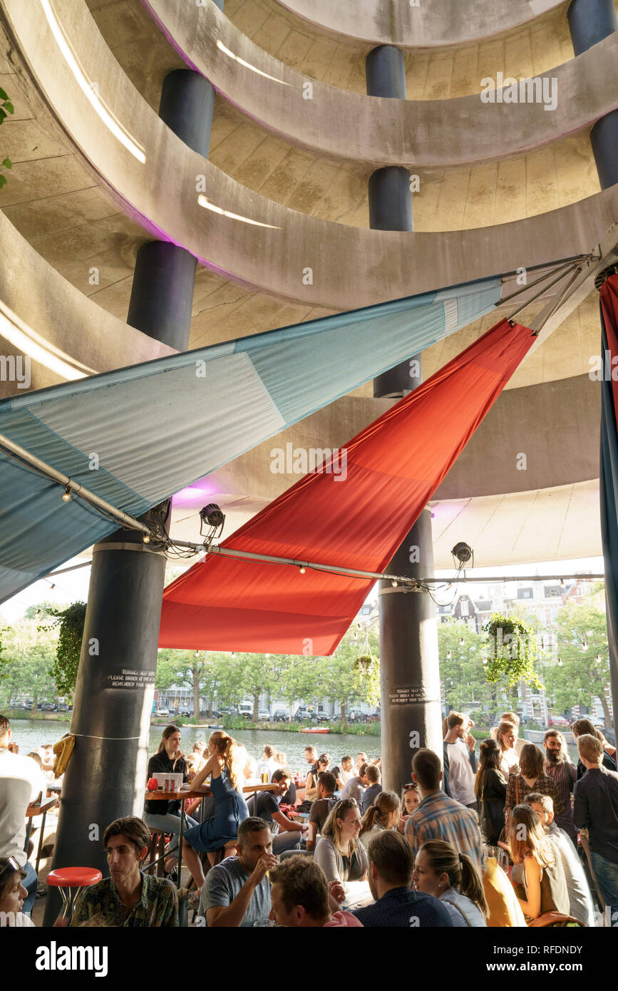 Waterkant restaurant, Amsterdam, The Netherlands Stock Photo - Alamy