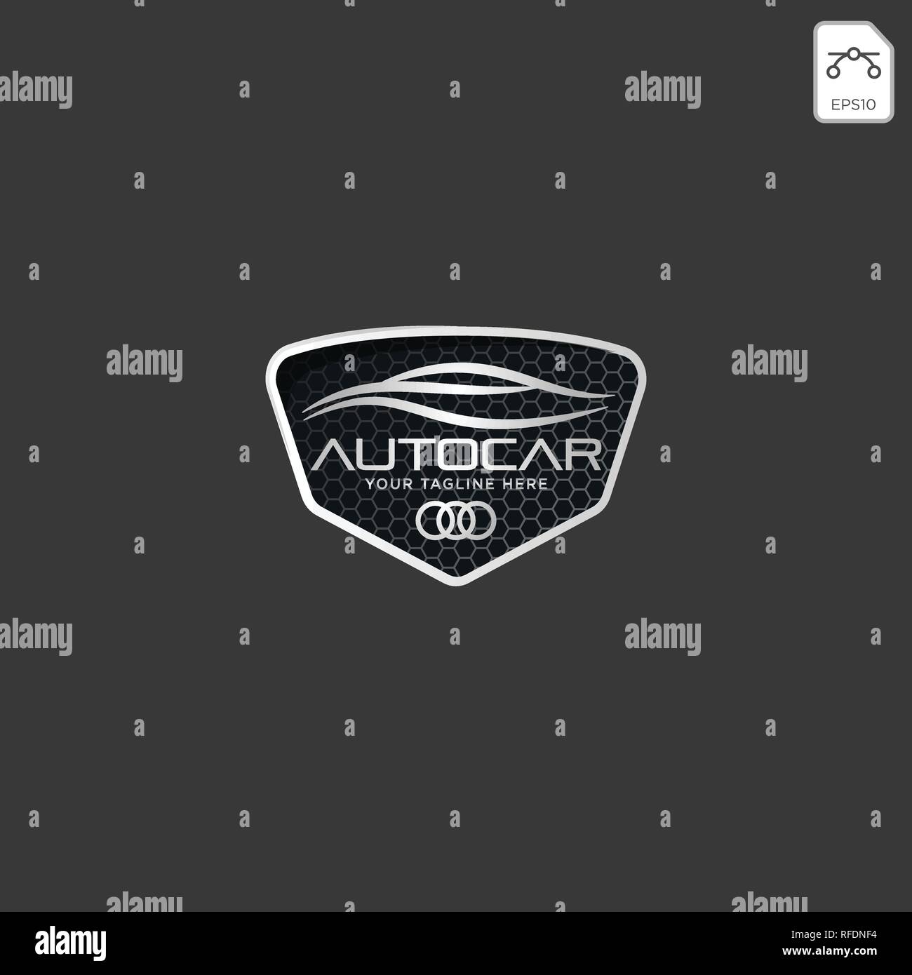 Car automotive logo in simple line graphic design template vector ...