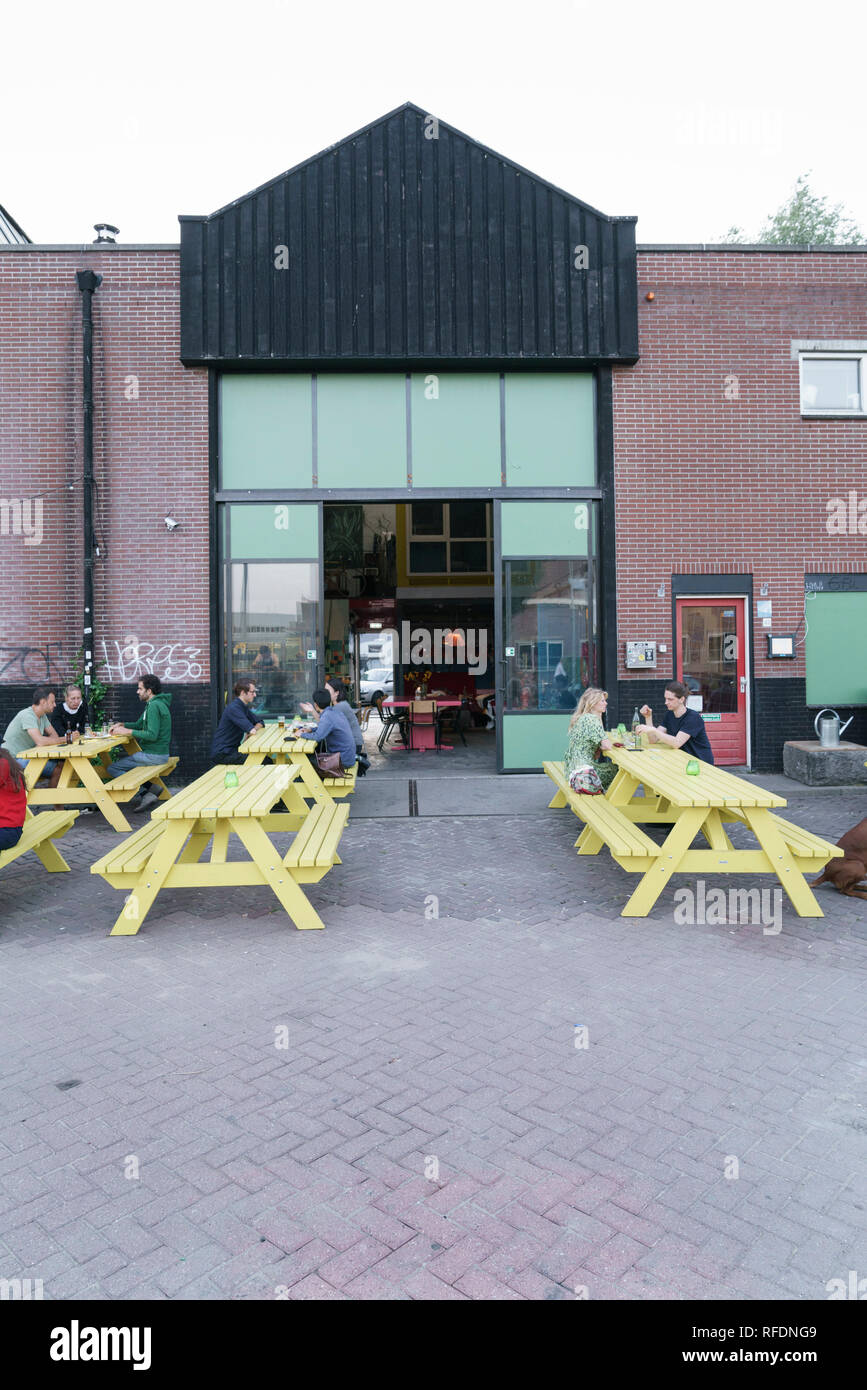 Skate Cafe, Amsterdam Noord, Netherlands Stock Photo - Alamy