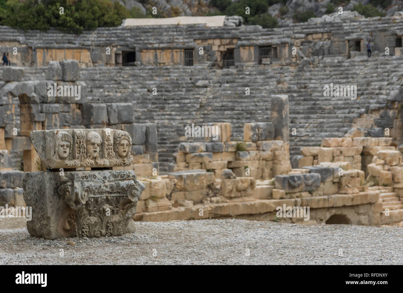 Myra, Turkey - an ancient Greek town in Lycia, Myra displays a ...