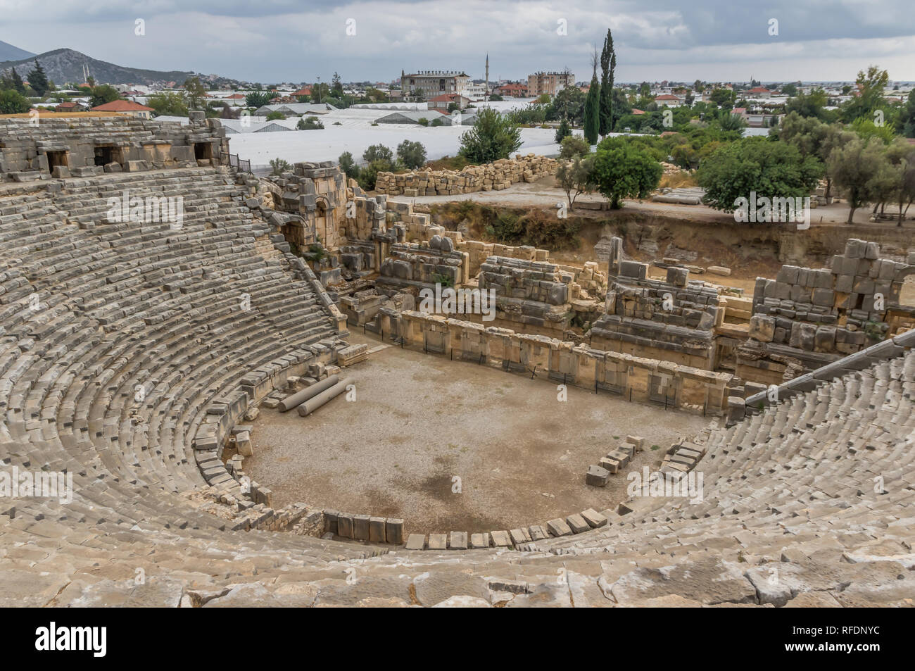 Myra, Turkey - an ancient Greek town in Lycia, Myra displays a ...
