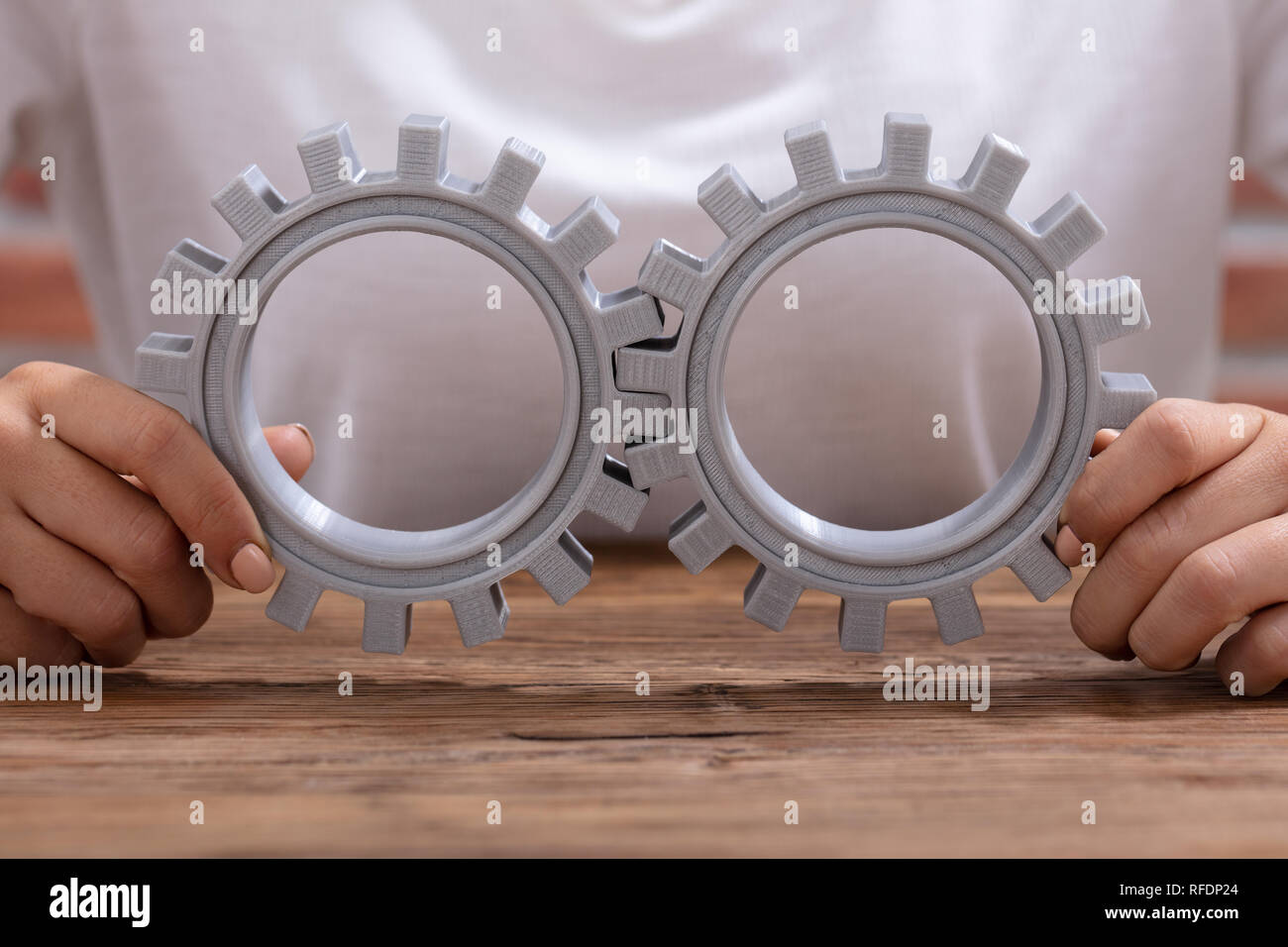 Hand gears hi-res stock photography and images - Alamy