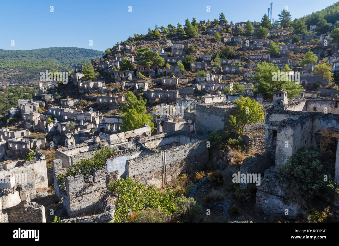 Kayaköy, Turkey - few kilometers away from the popular resort of ...