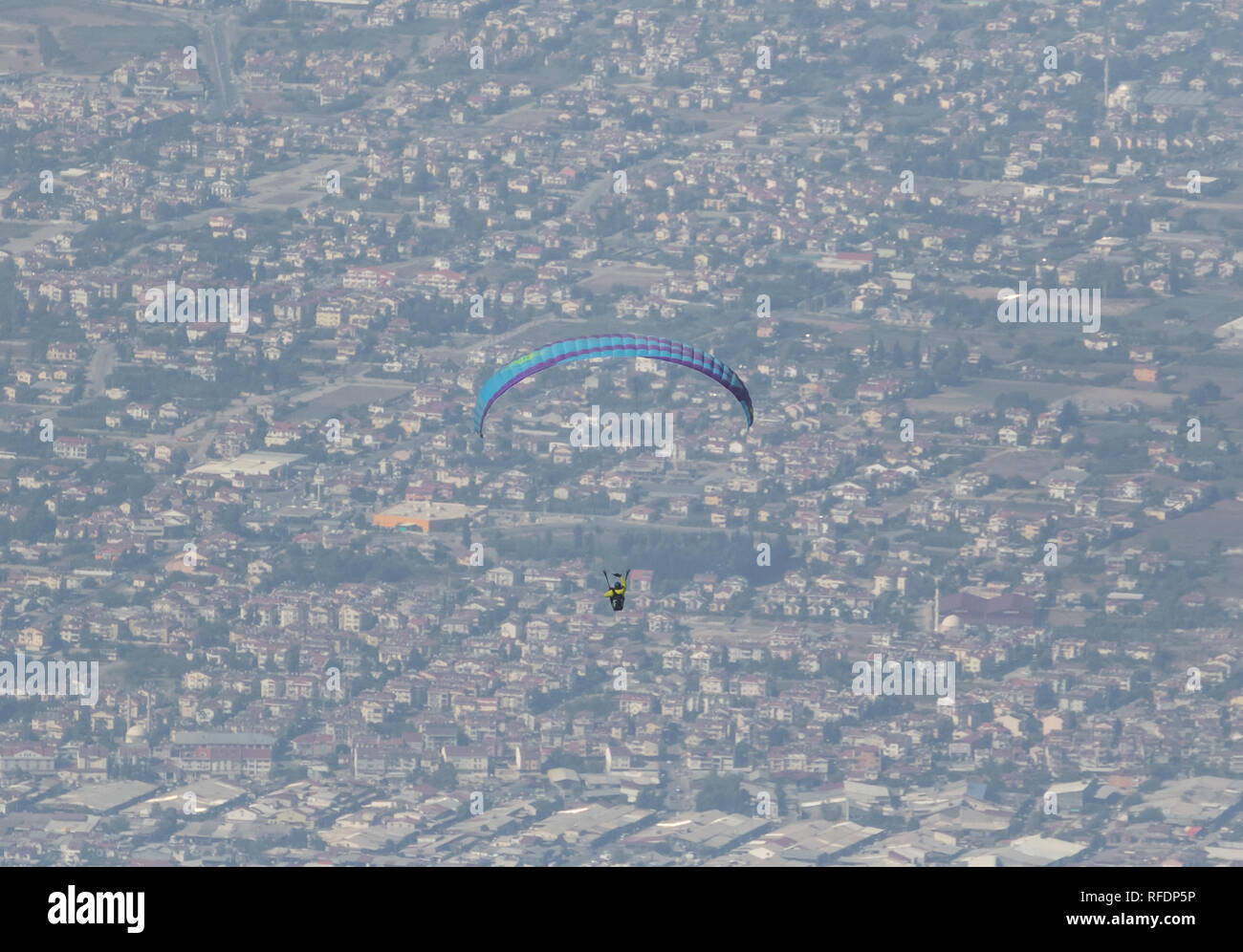 Babadag, Turkey - standing 2000 meters above the sea level, and right ...