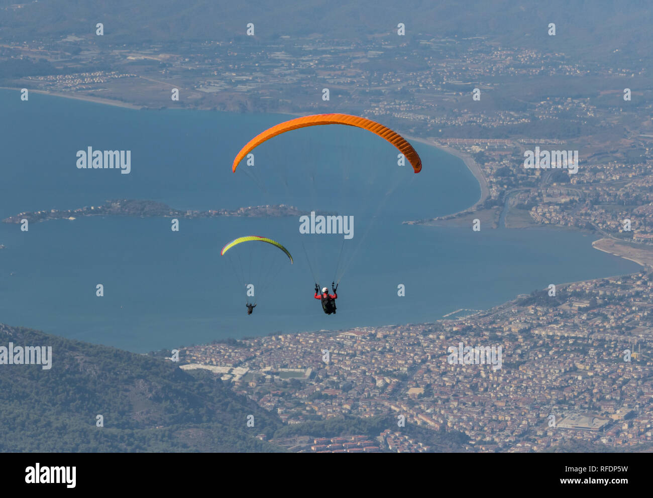 Babadag, Turkey - standing 2000 meters above the sea level, and right ...