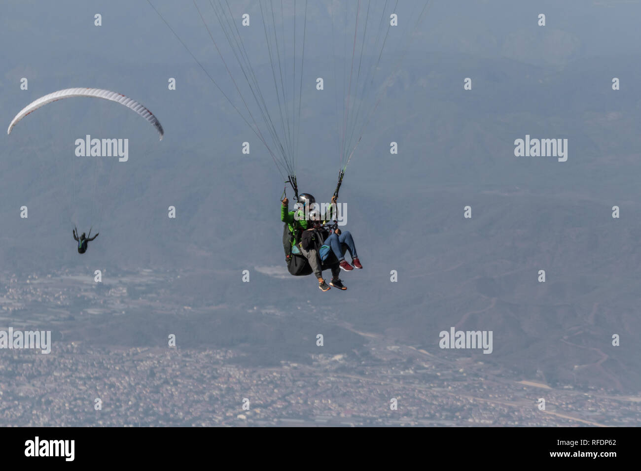Babadag, Turkey - standing 2000 meters above the sea level, and right ...