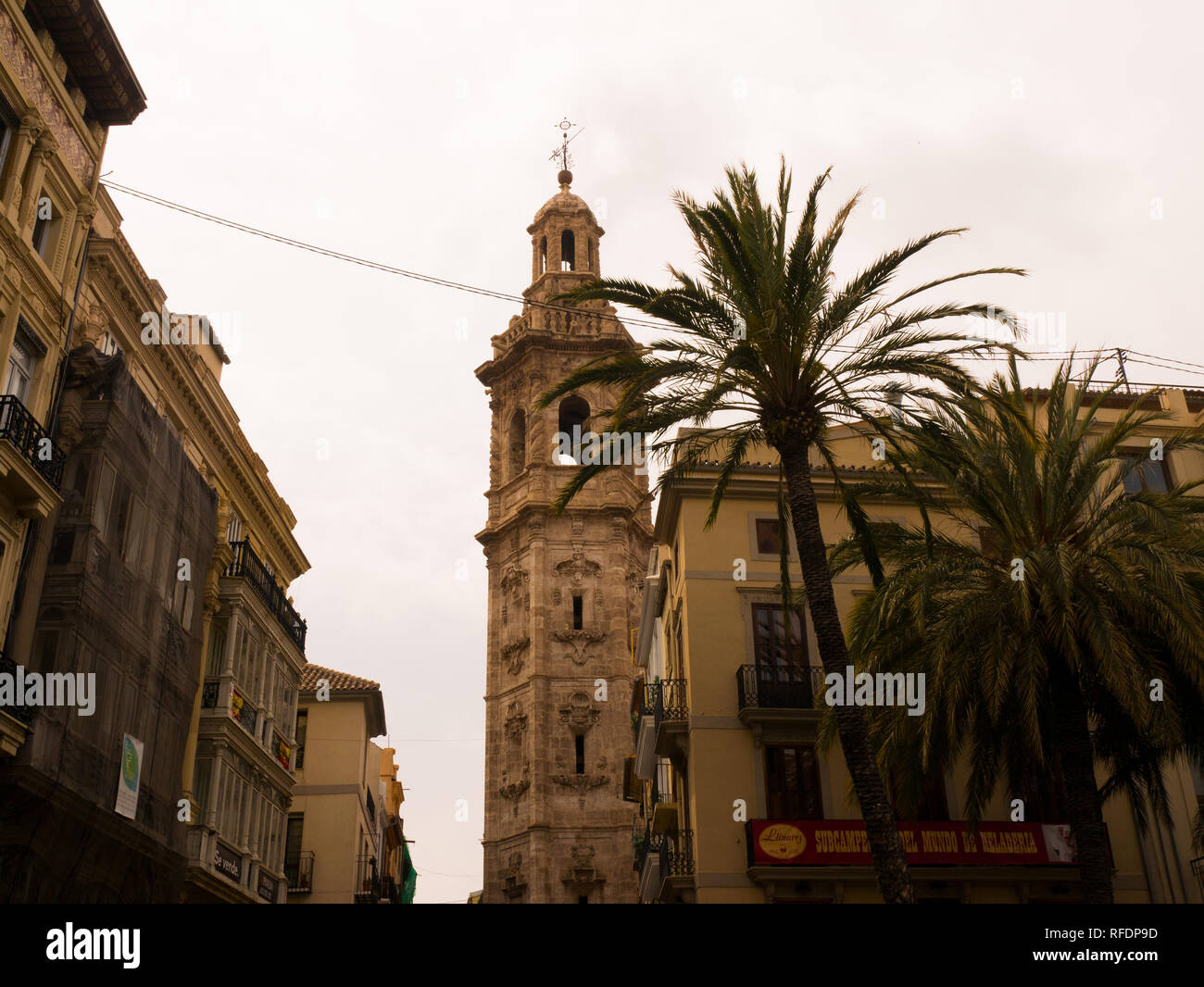 very nice palaces in Valencia city, Spain Stock Photo - Alamy