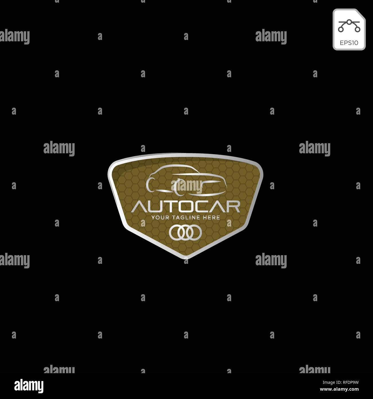 Car automotive logo in simple line graphic design template vector ...