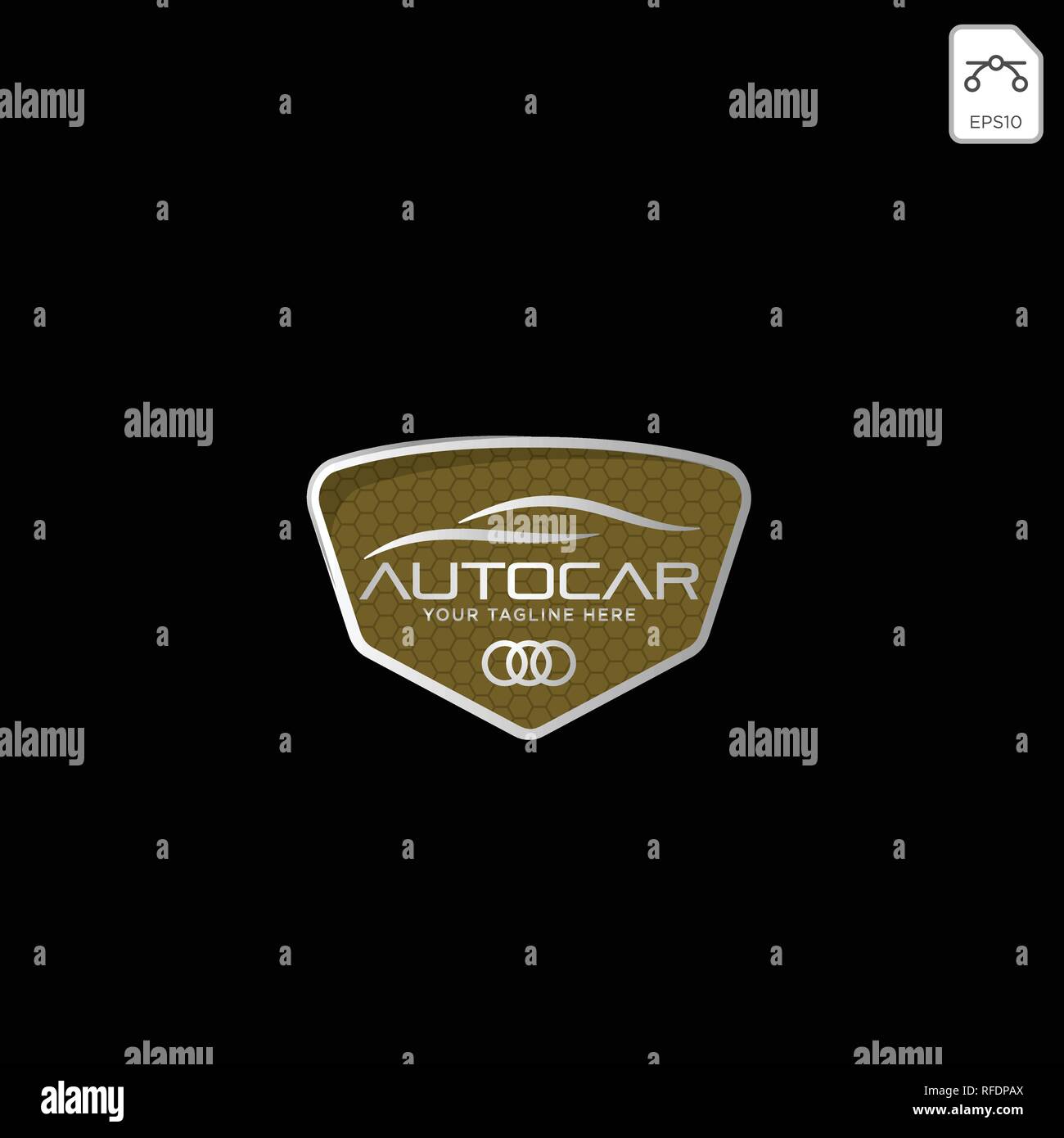 Car automotive logo in simple line graphic design template vector ...
