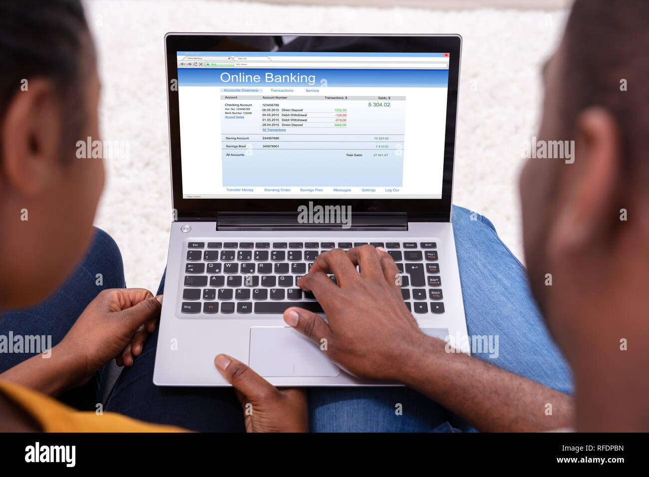 Wife banking hi-res stock photography and images - Alamy