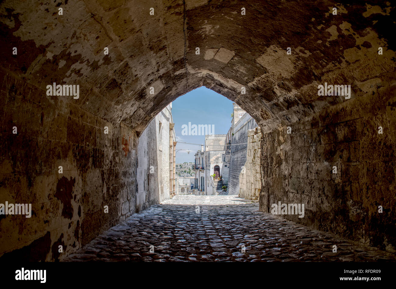 look through, Matera, Basilikata, Basilicata, Italien, Italy, Italia ...