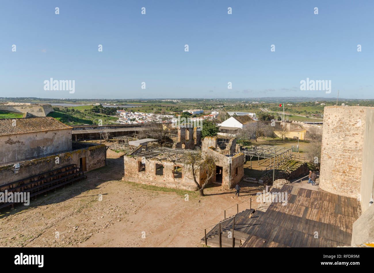 Castro Marim, Portugal, Interior of Medieval castle of Castro Marim ...
