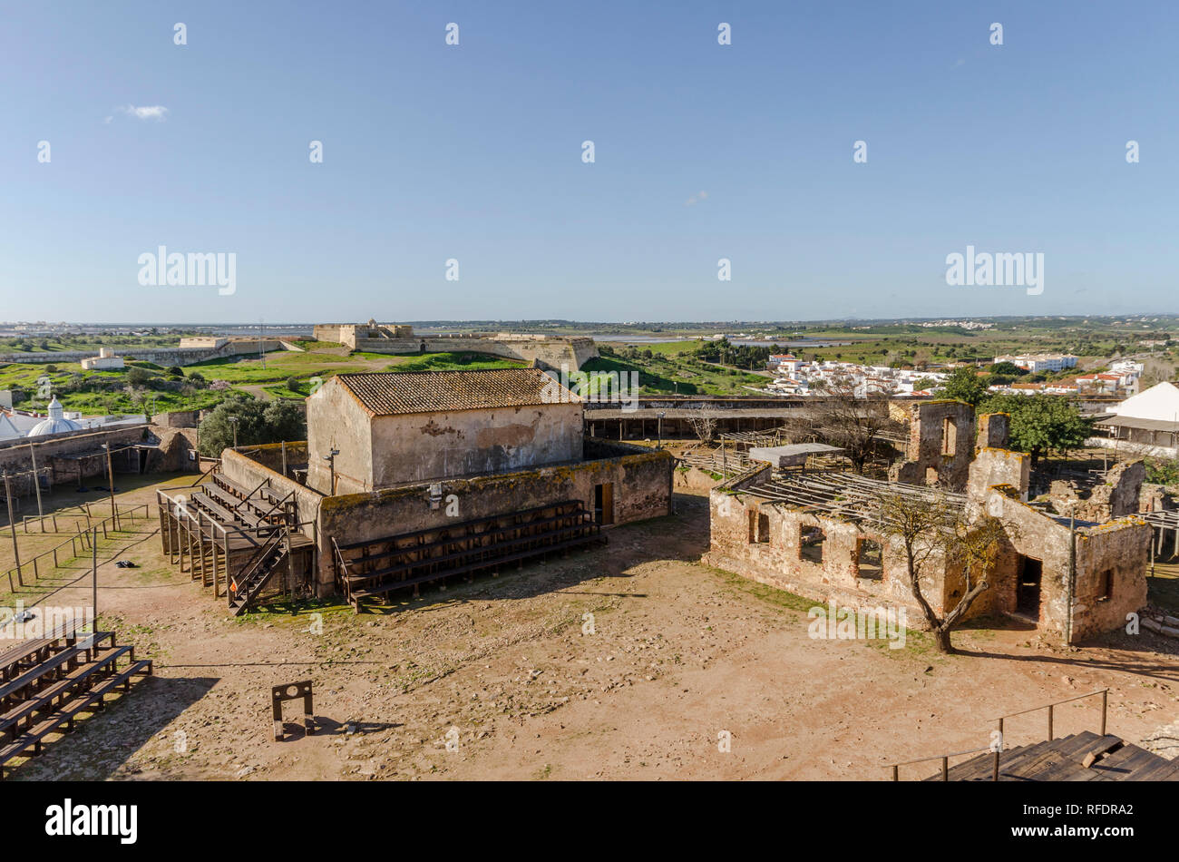 Castro Marim, Portugal, Interior of Medieval castle of Castro Marim ...