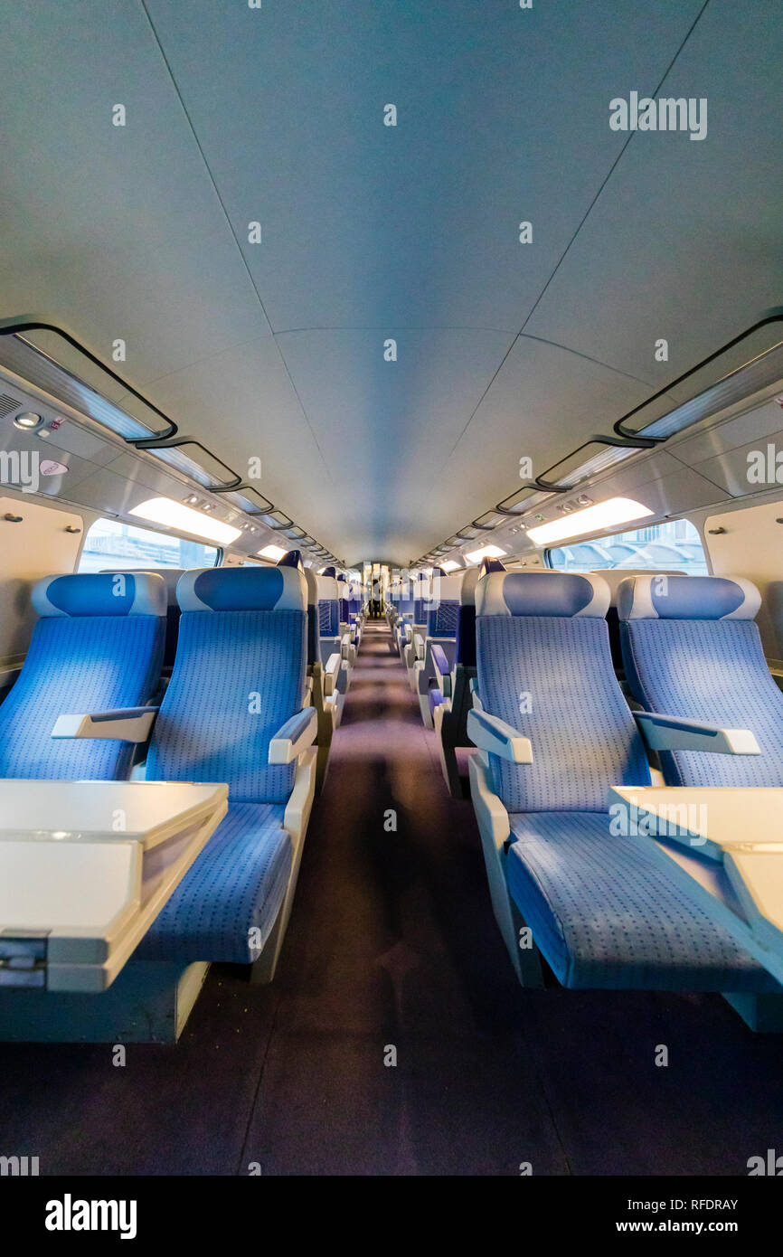Tgv train interior hi-res stock photography and images - Alamy