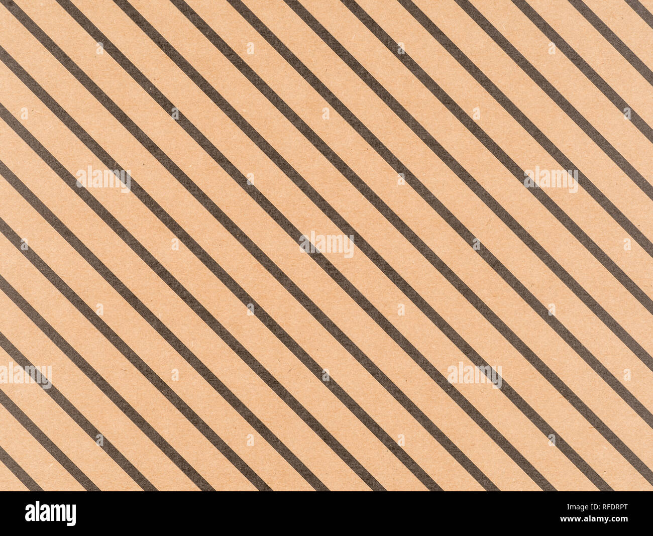 Brown craft paper with a diagonal black lines Stock Photo - Alamy