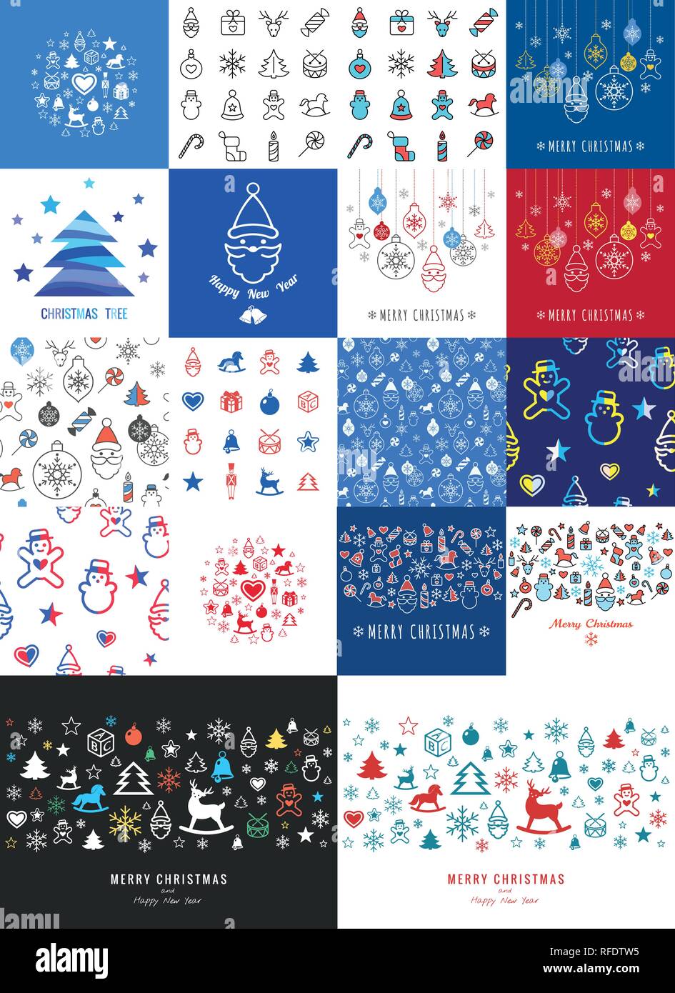 New years gifts red Stock Vector Images - Alamy