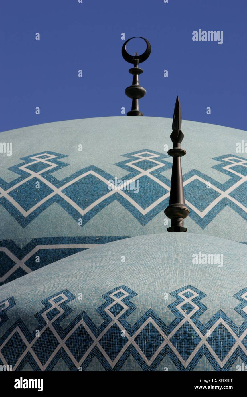 King Abdullah Mosque, in the Al-Abdali district, Amman, Jordan Stock ...