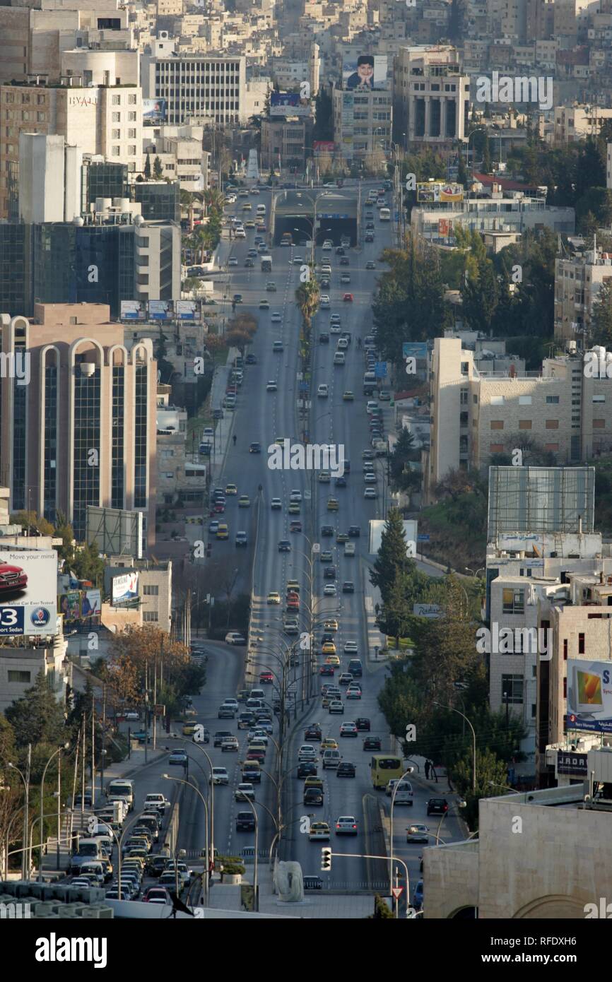 JOR, Jordan, Amman: City Center, Business district, Zahran district. Al ...