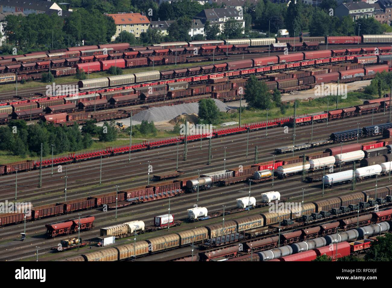 DEU, Germany, Cologne : Railway tracks, Freighttrains | Stock Photo - Alamy