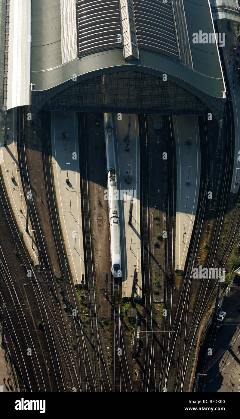 DEU, Germany, Cologne : Areal View of the main railway station. | Stock ...