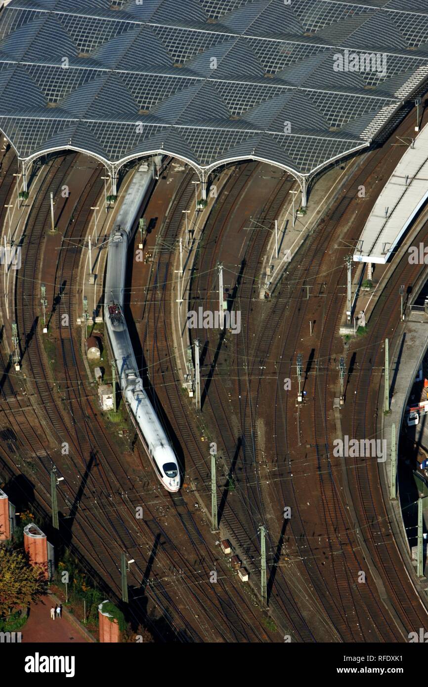 DEU, Germany, Cologne : Areal View of the main railway station. | Stock ...