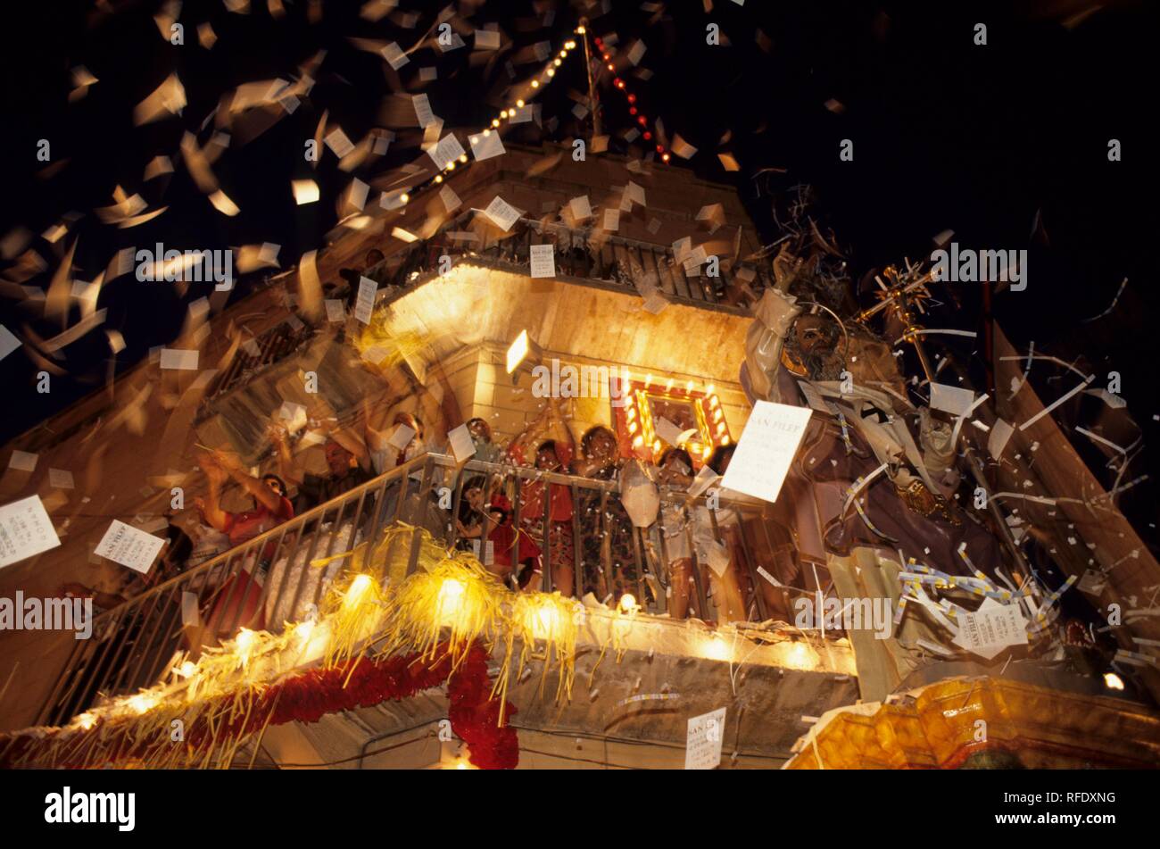 Festa, procession in Zebbug, Malta Stock Photo - Alamy