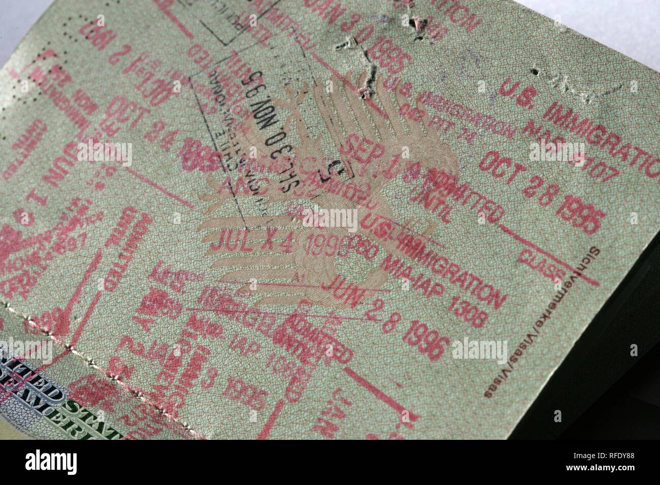 Id stamps hi-res stock photography and images - Alamy