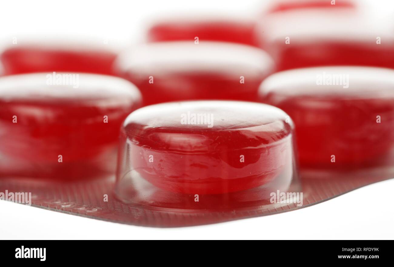 Throat lozenges close up hi-res stock photography and images - Alamy